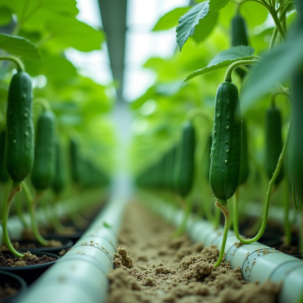 Hydroponic Cucumbers: EC Steering & Irrigation Pulses For Straight, Non ...